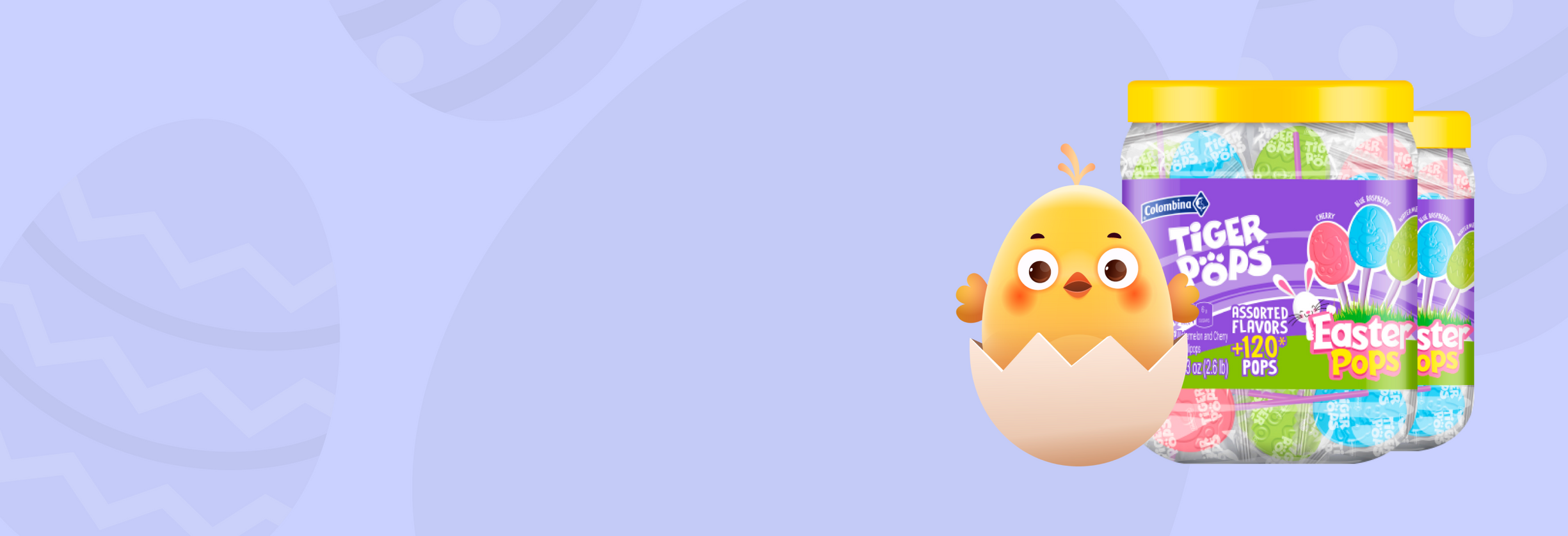 Easter Candy | Party Favors | Egg-Shaped Suckers - Colombina