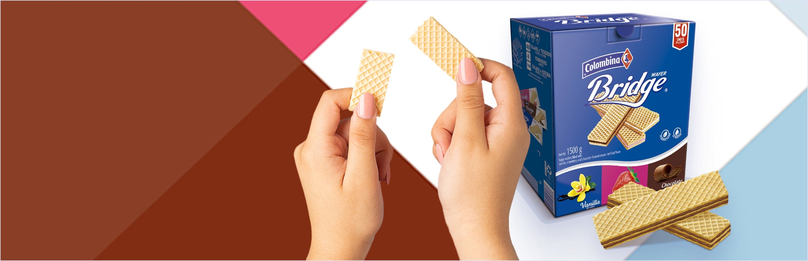 Bridge Wafer Cookies - Colombina